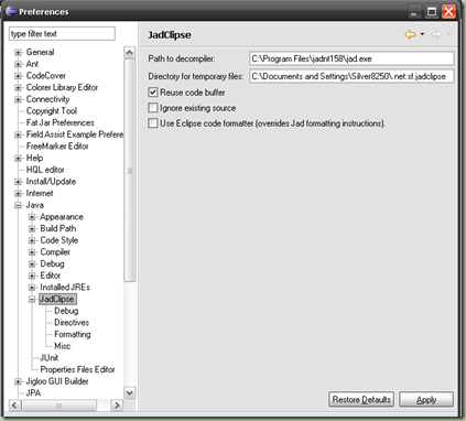 阿信 (Silver8250) 的冷泡咖啡館~: [Eclipse Plug-in] Jadclipse